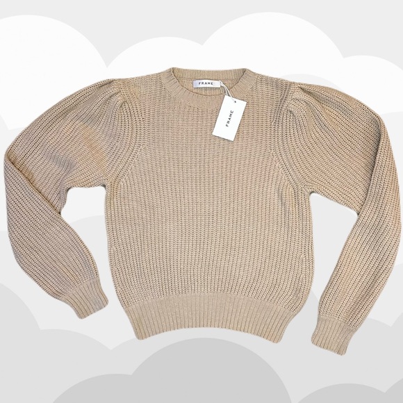 Frame Denim | Sweaters | Frame Cropped Crew Sweater | Poshmark